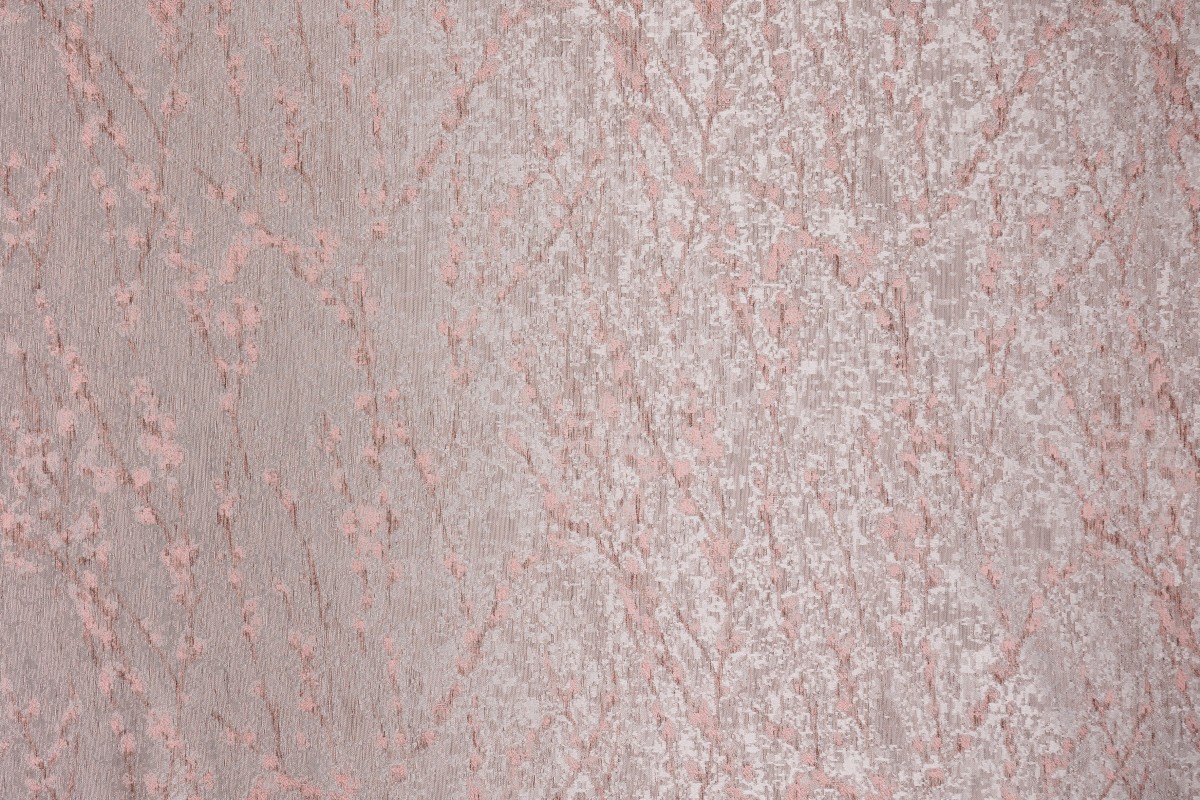 AGORA, roz deschis | draperie cu flori