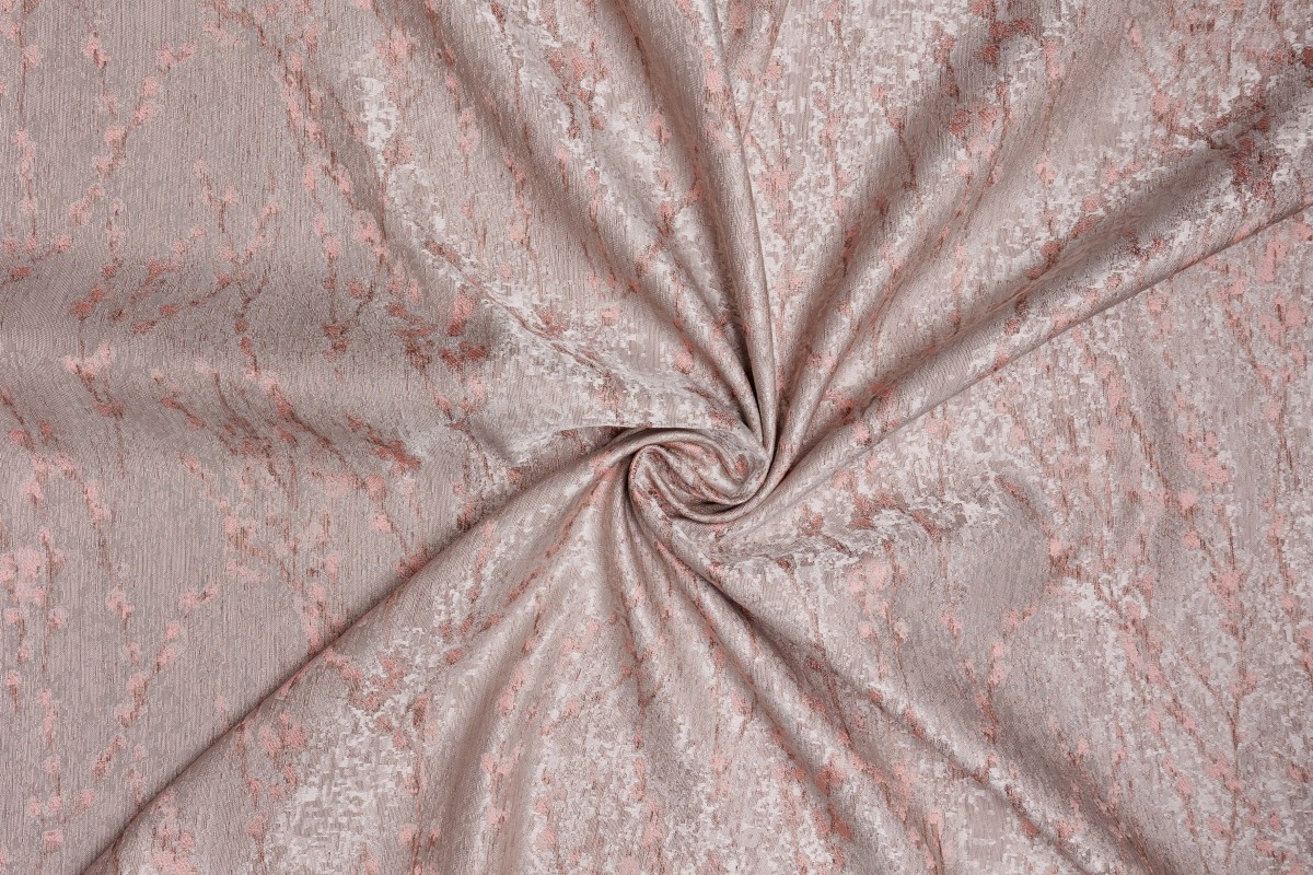 AGORA, roz deschis | draperie cu flori